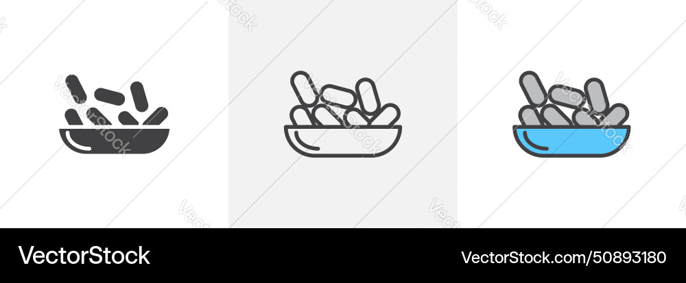 Islamic food date icon set ramadan Royalty Free Vector Image