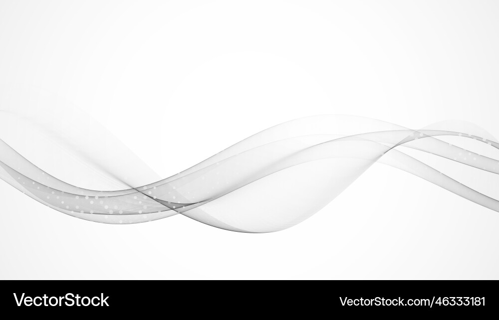 Abstract Gray Wavy Background Royalty Free Vector Image