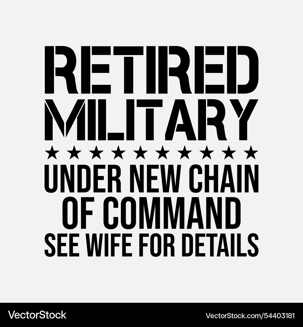 Air force retirement military dad Royalty Free Vector Image