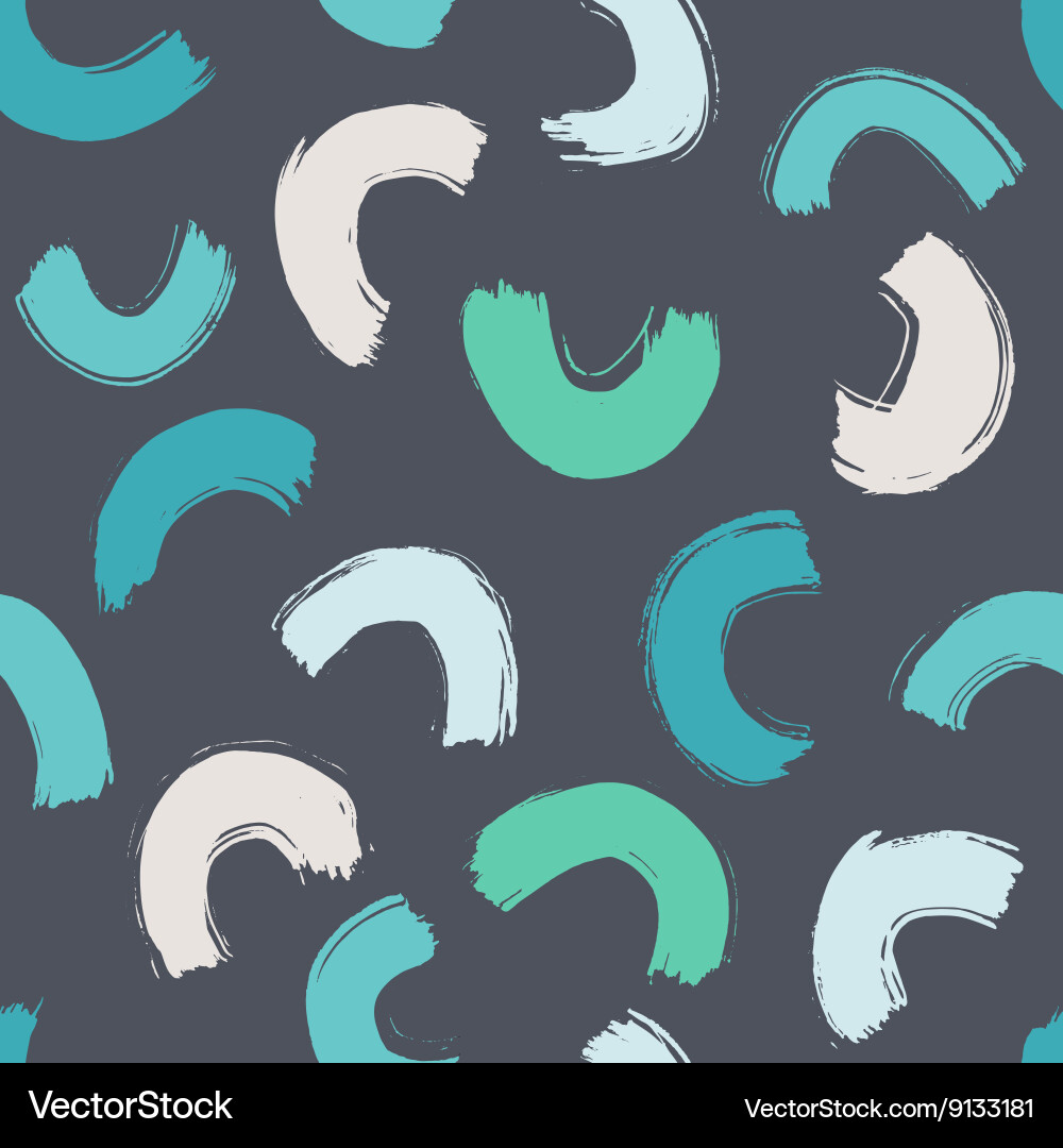 Seamless brush strokes pattern Royalty Free Vector Image