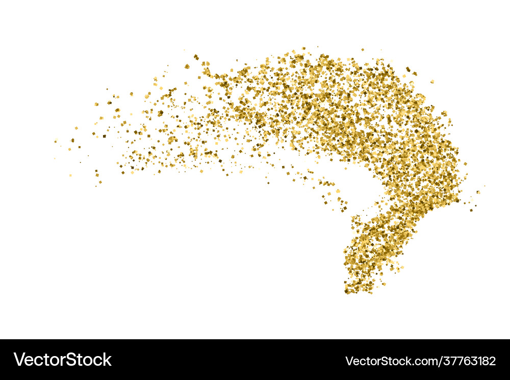 Gold glitter texture Royalty Free Vector Image