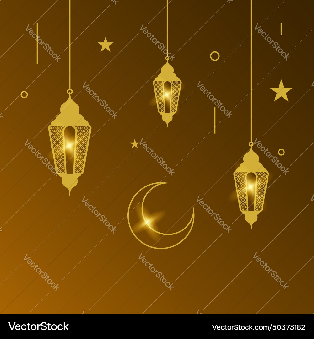 Lantern design frame element collection Royalty Free Vector