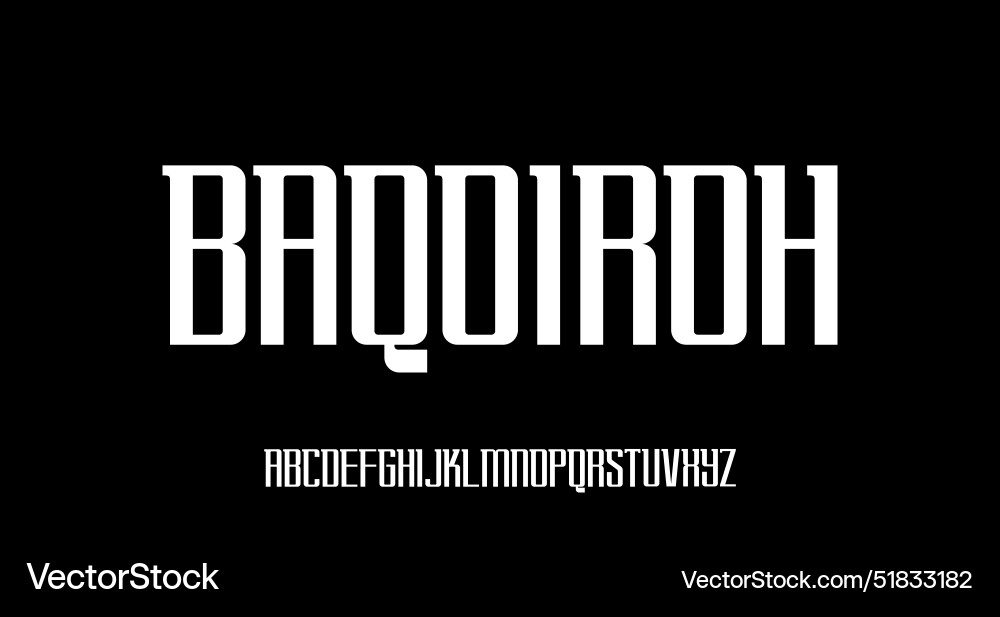 Luxury elegant and glamour font type Royalty Free Vector