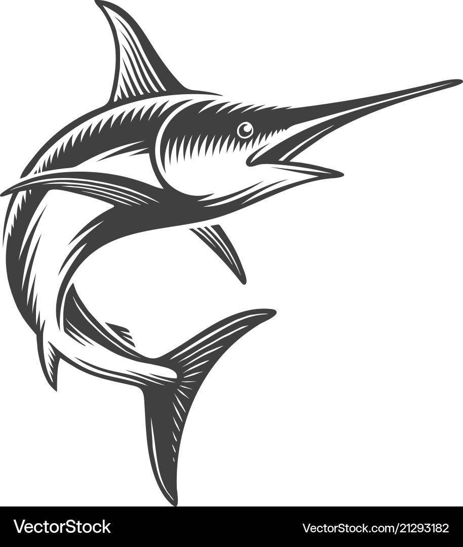 Swordfish Vector Images & Graphics for Commercial Use | VectorStock