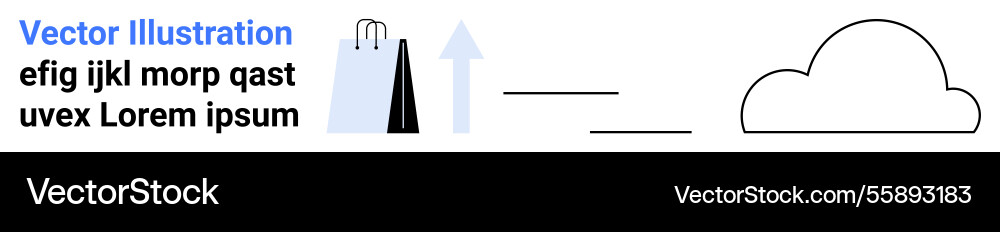 Cloud integration with digital transformation Vector Image