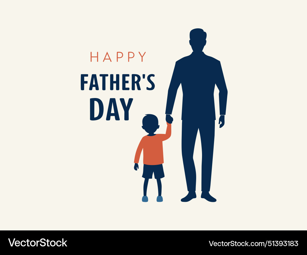 Dads day delight celebrating fatherhood Royalty Free Vector