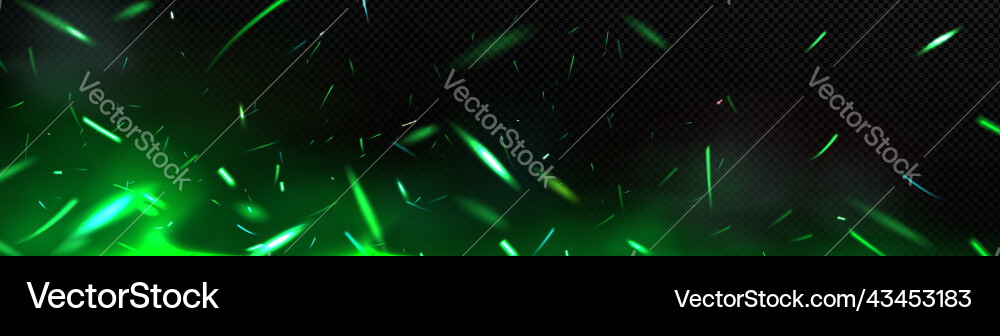 Green Fire Background