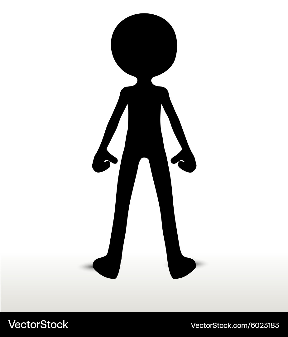 Standing Royalty Free Vector Image - VectorStock