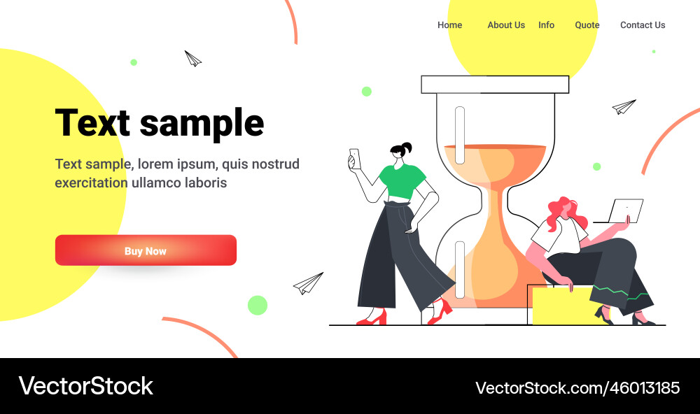 Busy businesswomen working using digital gadgets Vector Image