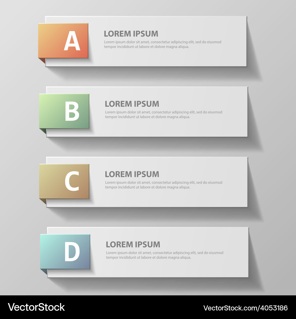 Paper infographic421 Royalty Free Vector Image