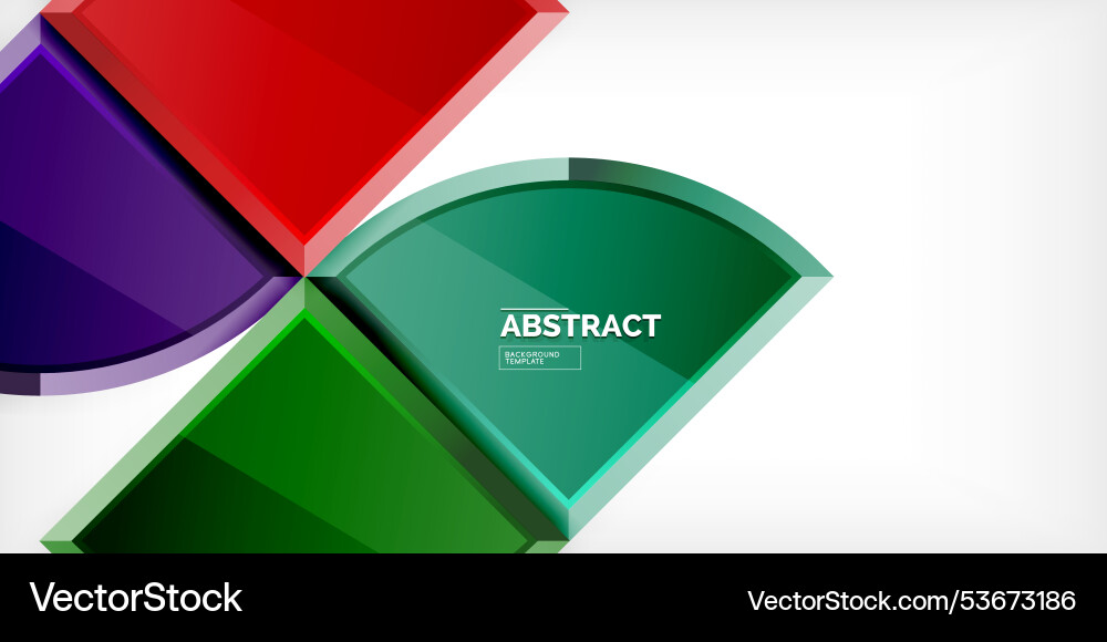 Triangle circles background Royalty Free Vector Image