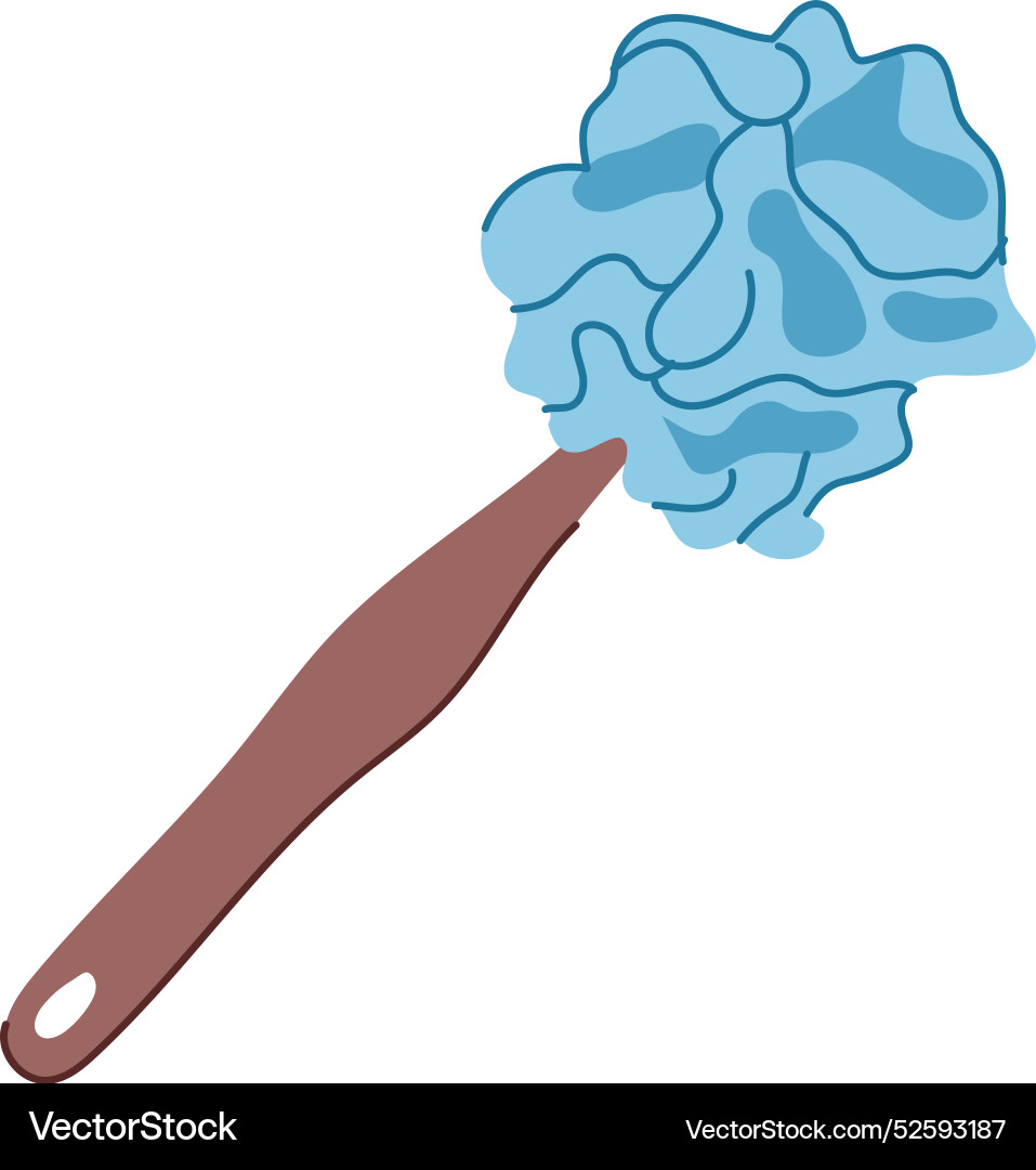 Bathroom loofah shower cartoon Royalty Free Vector Image