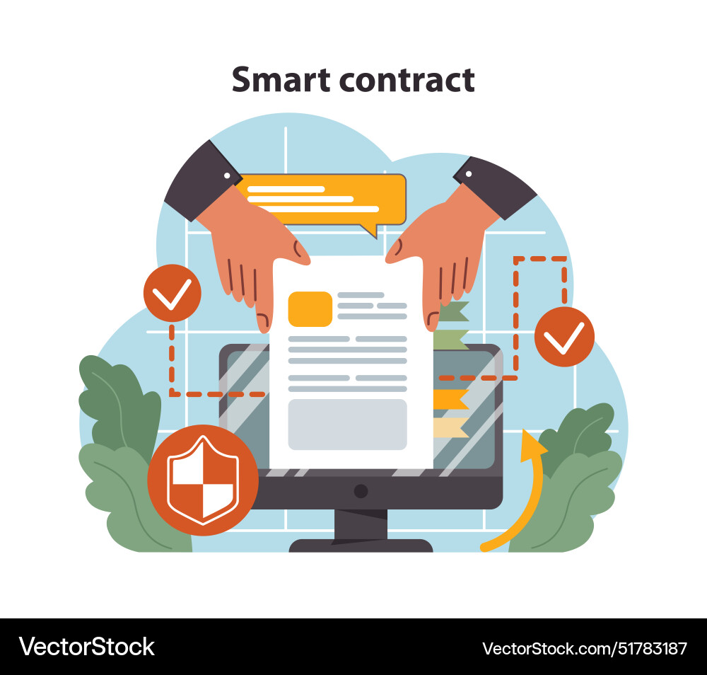 Defi decentralized finance digital smart Vector Image