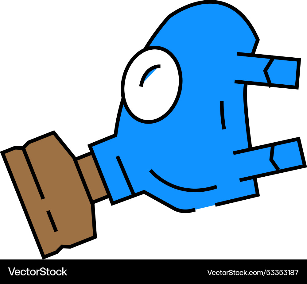 Full face respirator ppe protective equipment icon