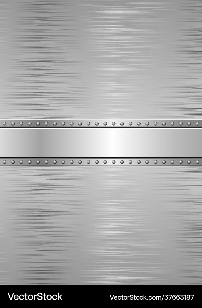 Metallic background Royalty Free Vector Image - VectorStock