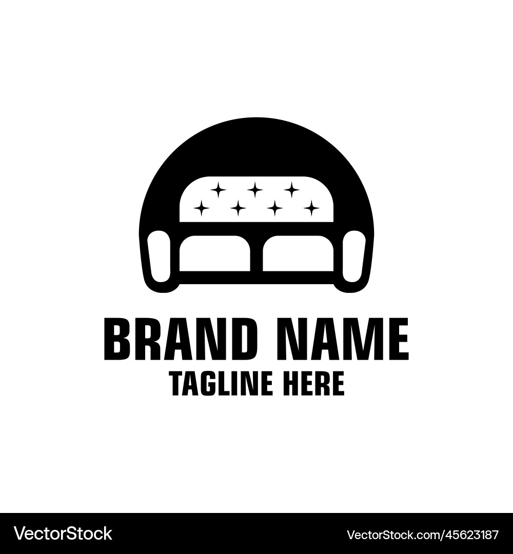 Sofa logo design Royalty Free Vector Image - VectorStock