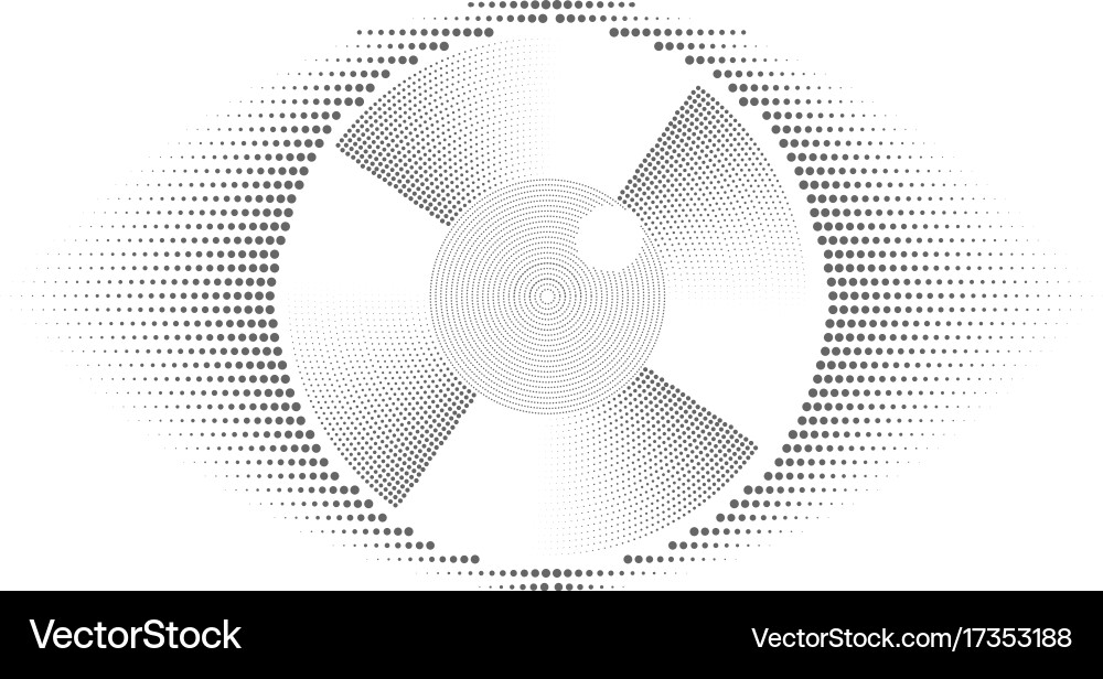 Dot eye Royalty Free Vector Image - VectorStock