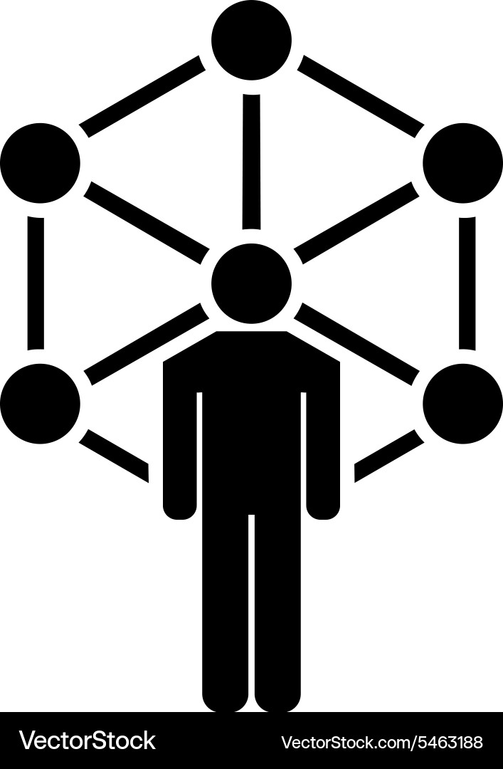 Network Connection Icon Royalty Free Vector Image