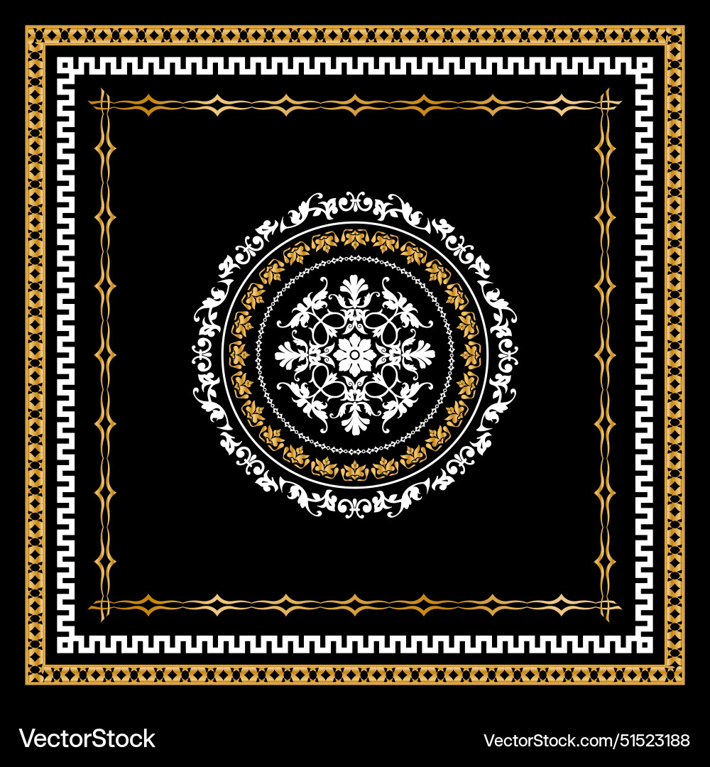 Seamless pattern decorated with precious stones Vector Image