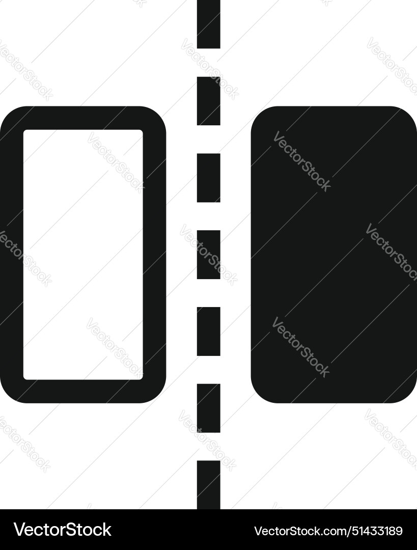 Simplified smartphone and tablet icons Royalty Free Vector