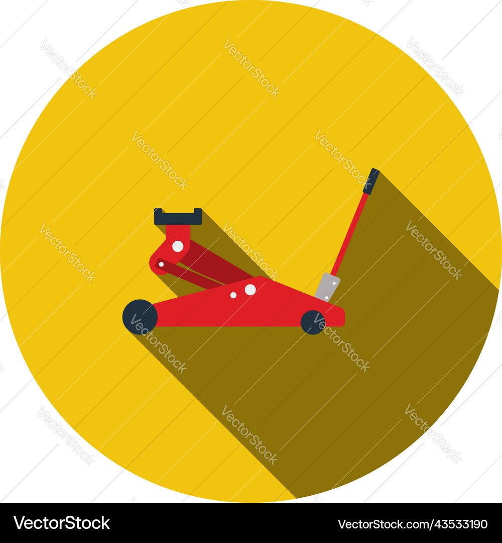 Hydraulic jack icon Royalty Free Vector Image - VectorStock