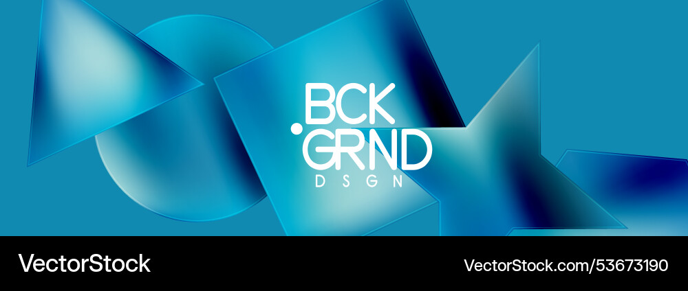 Neon color geometric shapes square triangle circle