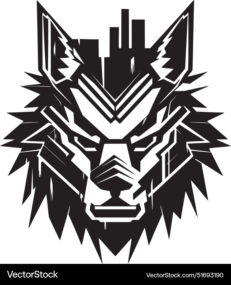 Wolf - high quality logo - ideal for t-shirt Vector Image