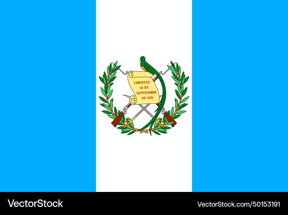 Flags of guatemala Royalty Free Vector Image - VectorStock