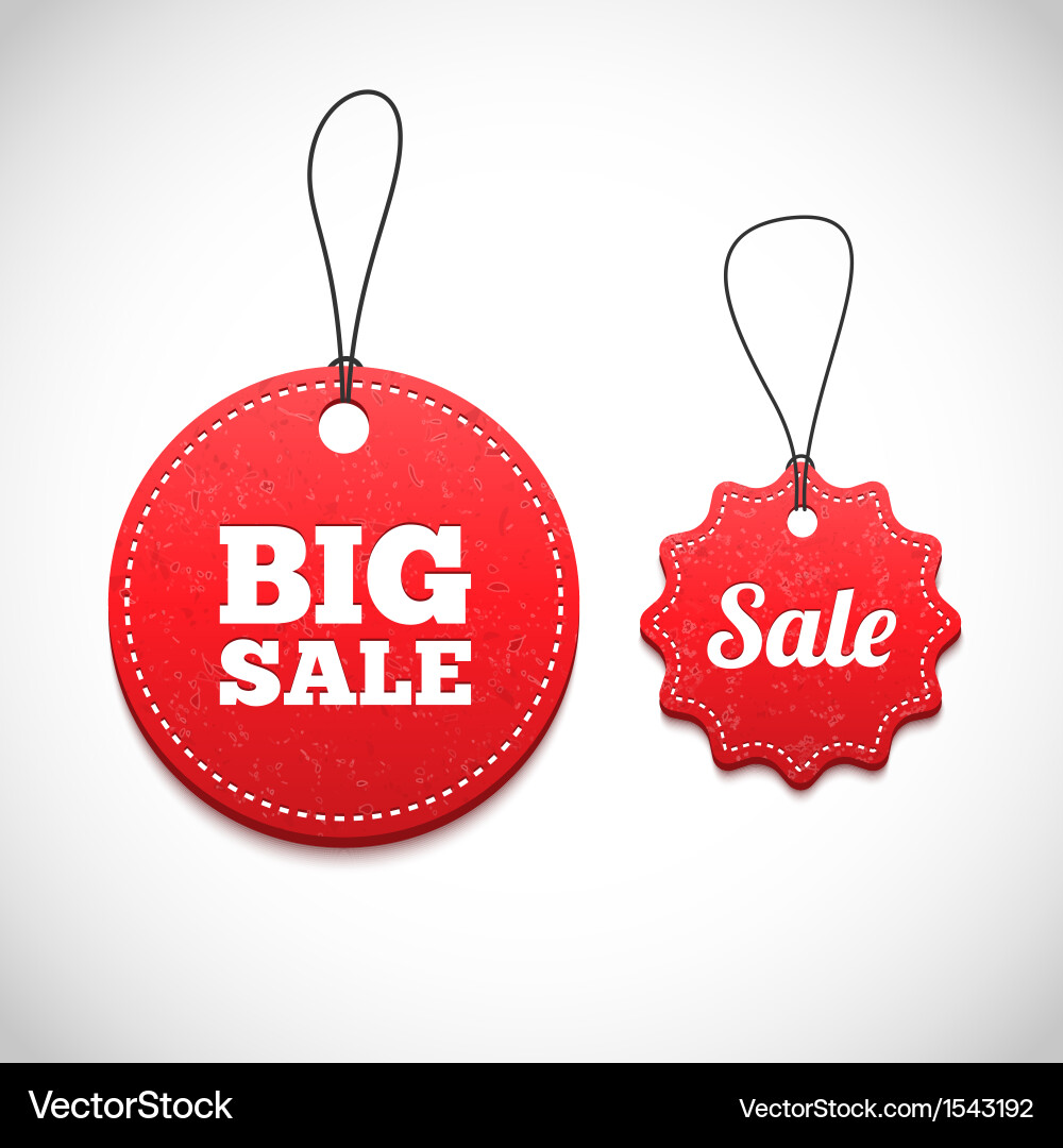 3d price tags Royalty Free Vector Image - VectorStock