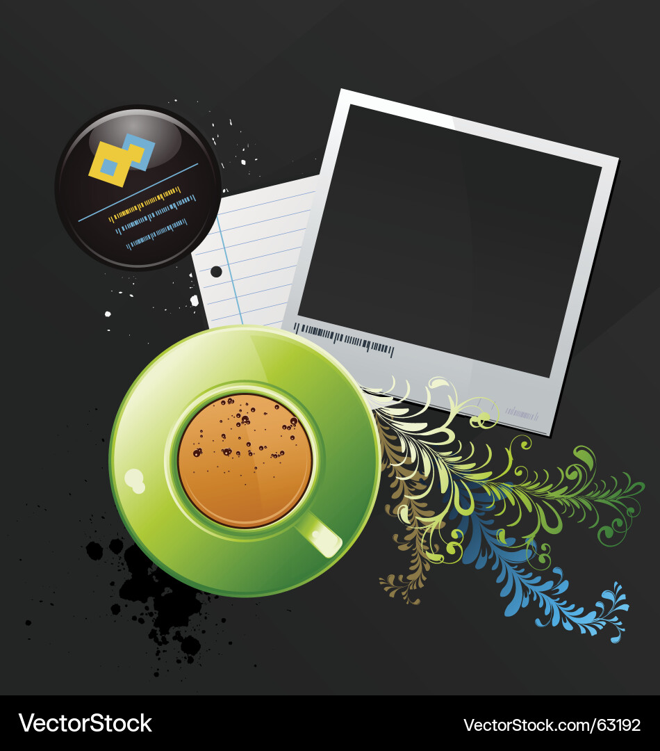 Coffee mug Royalty Free Vector Image - VectorStock