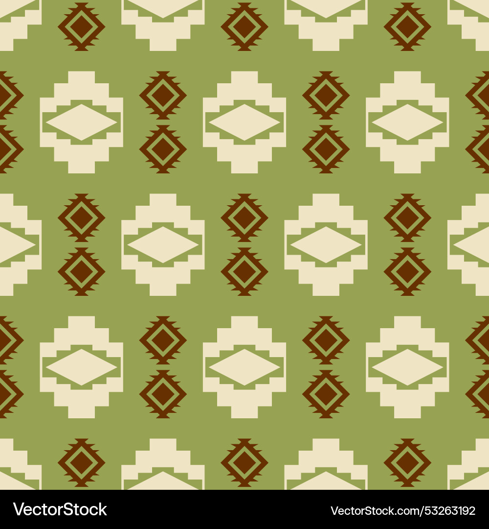 Southwestern aztec seamless pattern navajo print Vector Image