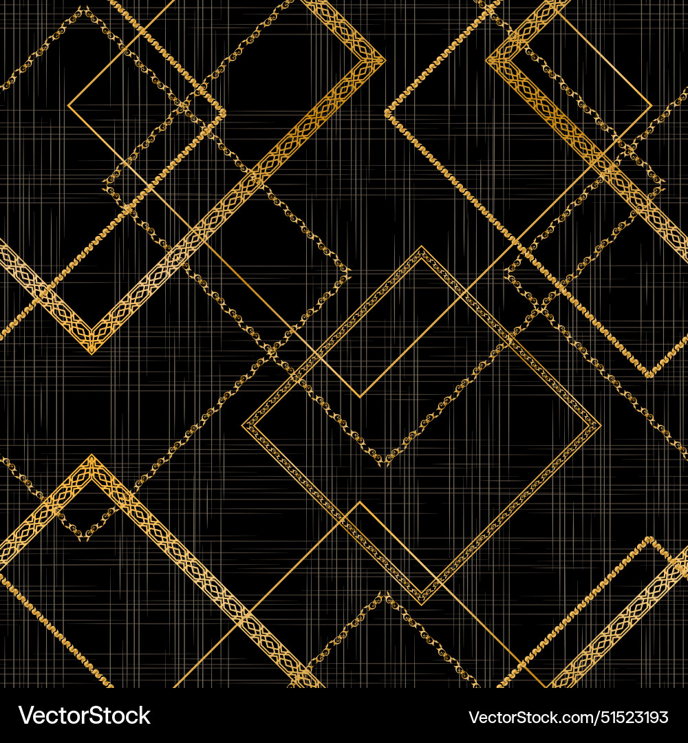 Seamless pattern decorated with precious stones Vector Image