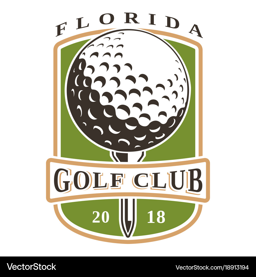Vintage Golf Logos Vector Images (over 2,200)