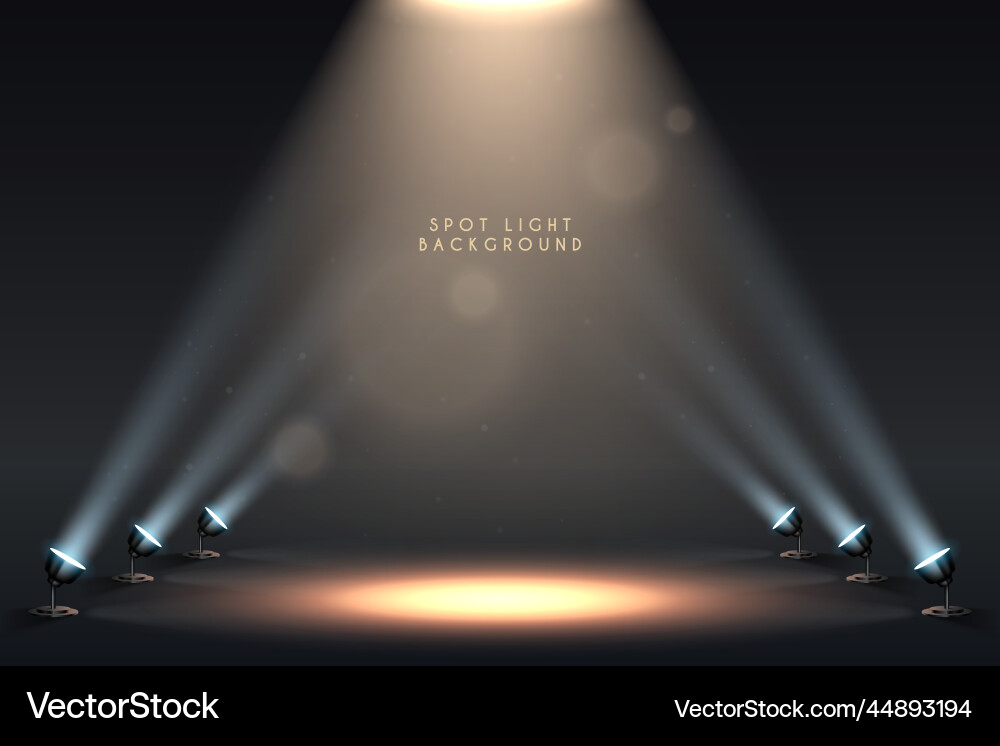 Spot light background Royalty Free Vector Image