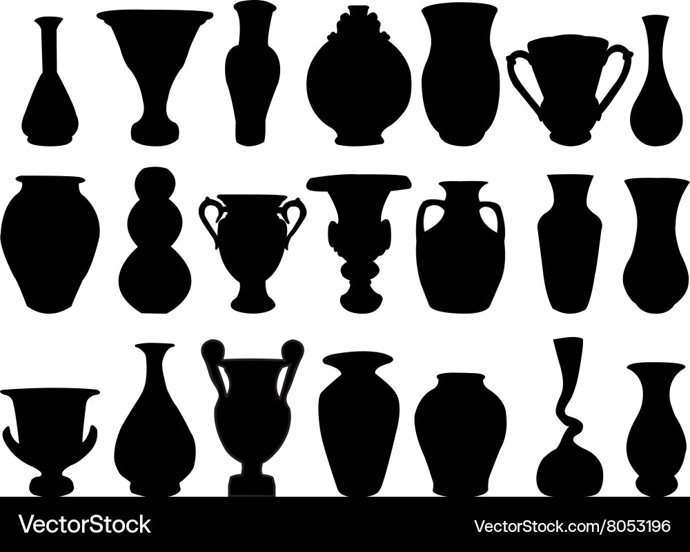 Vase 2 Royalty Free Vector Image - VectorStock