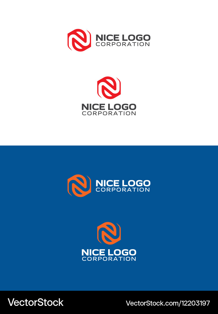 Abstract synergy logo Royalty Free Vector Image