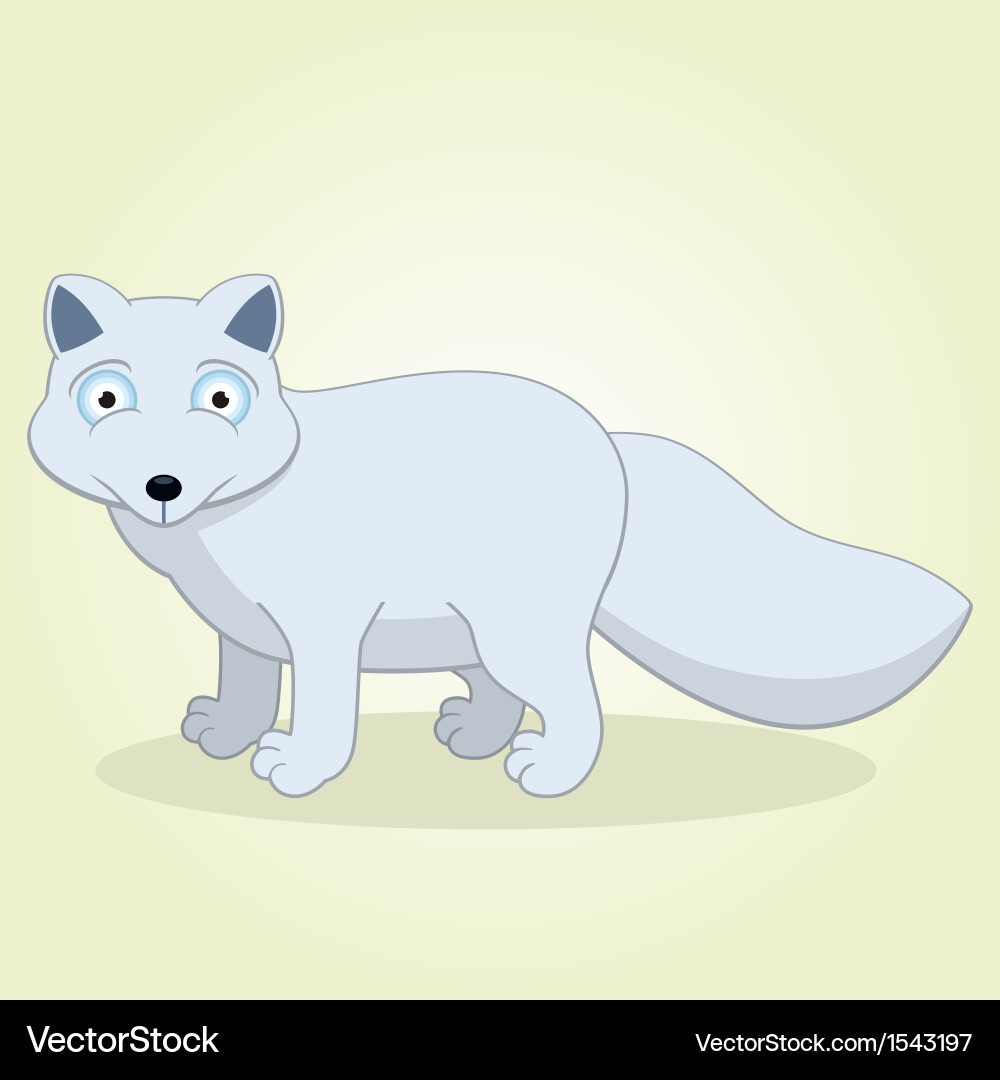 Arctic fox Royalty Free Vector Image - VectorStock