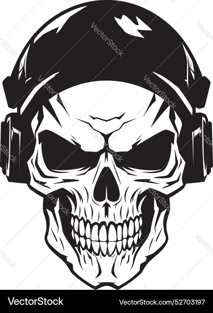 Battlefield battalion iconic logo design Vector Image