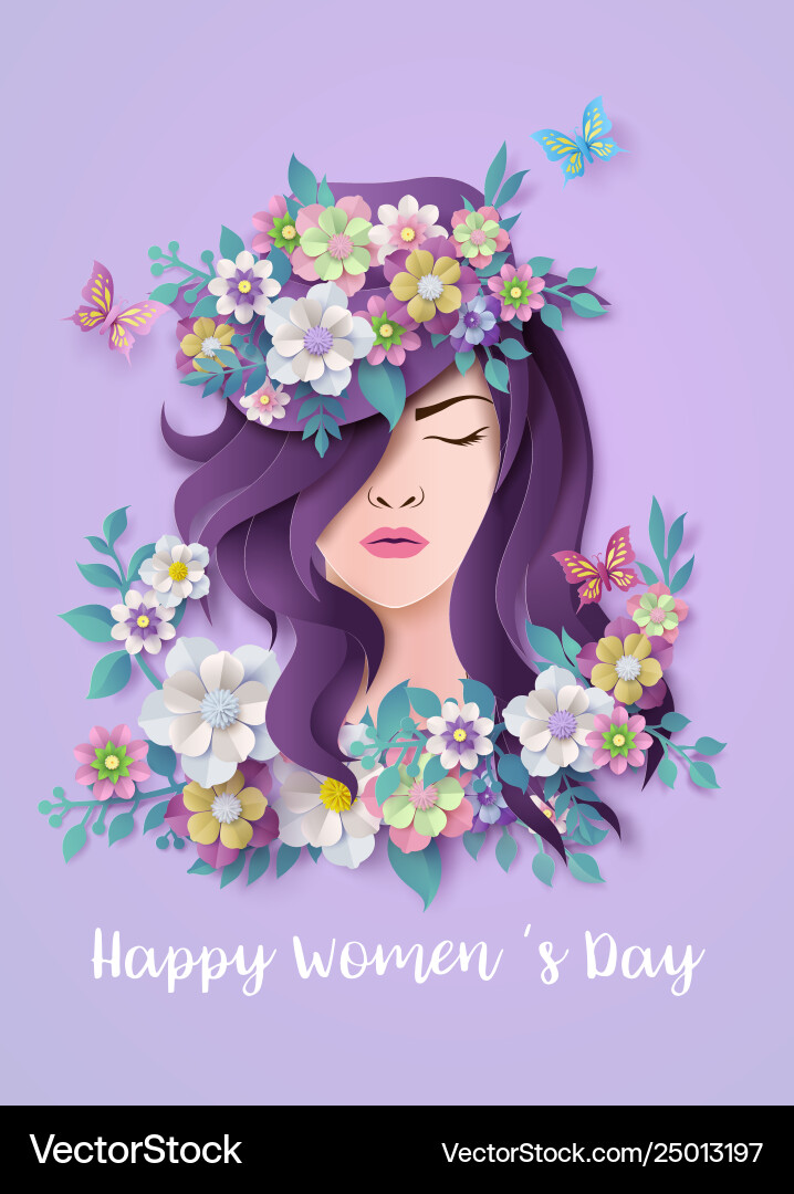 Womens day 8 march Royalty Free Vector Image - VectorStock