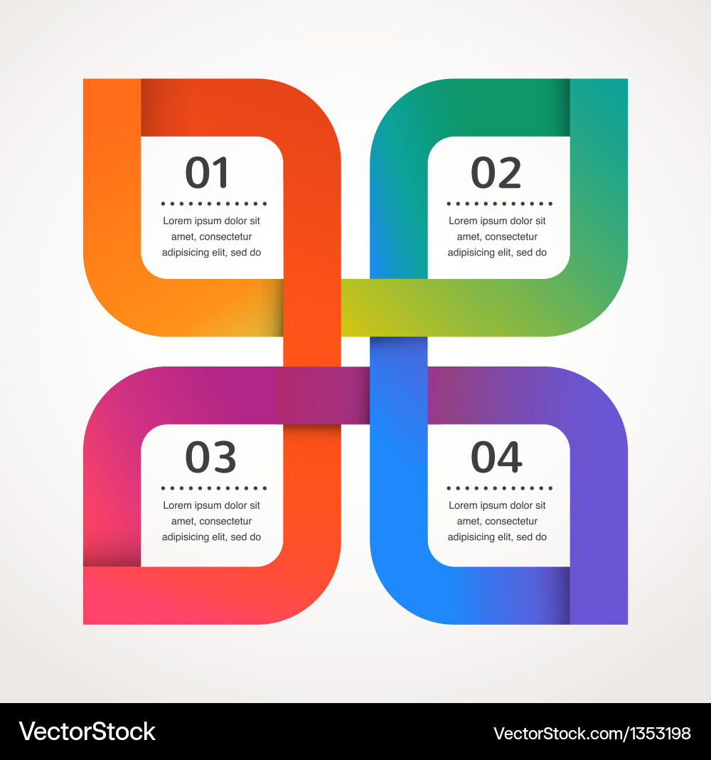 Abstract design and infographics background icon Vector Image