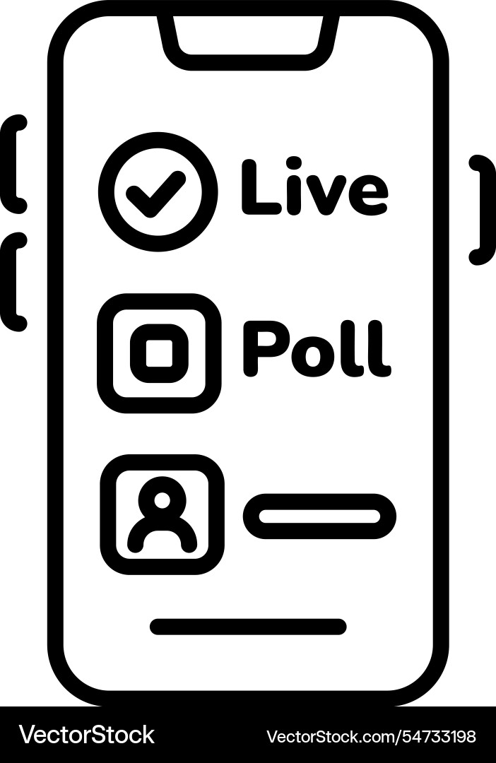 Online poll Royalty Free Vector Image - VectorStock