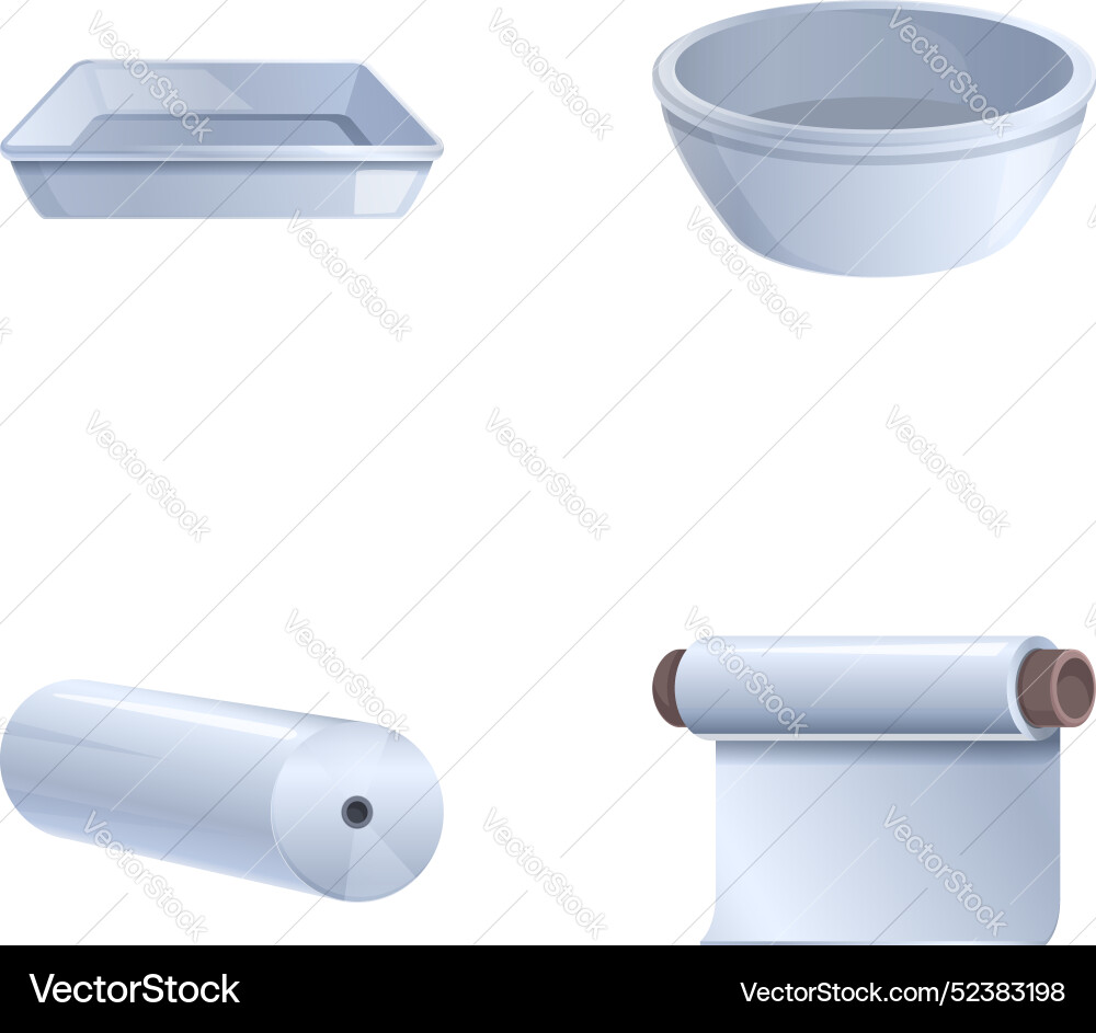 Set of kitchenware and baking accessories Vector Image