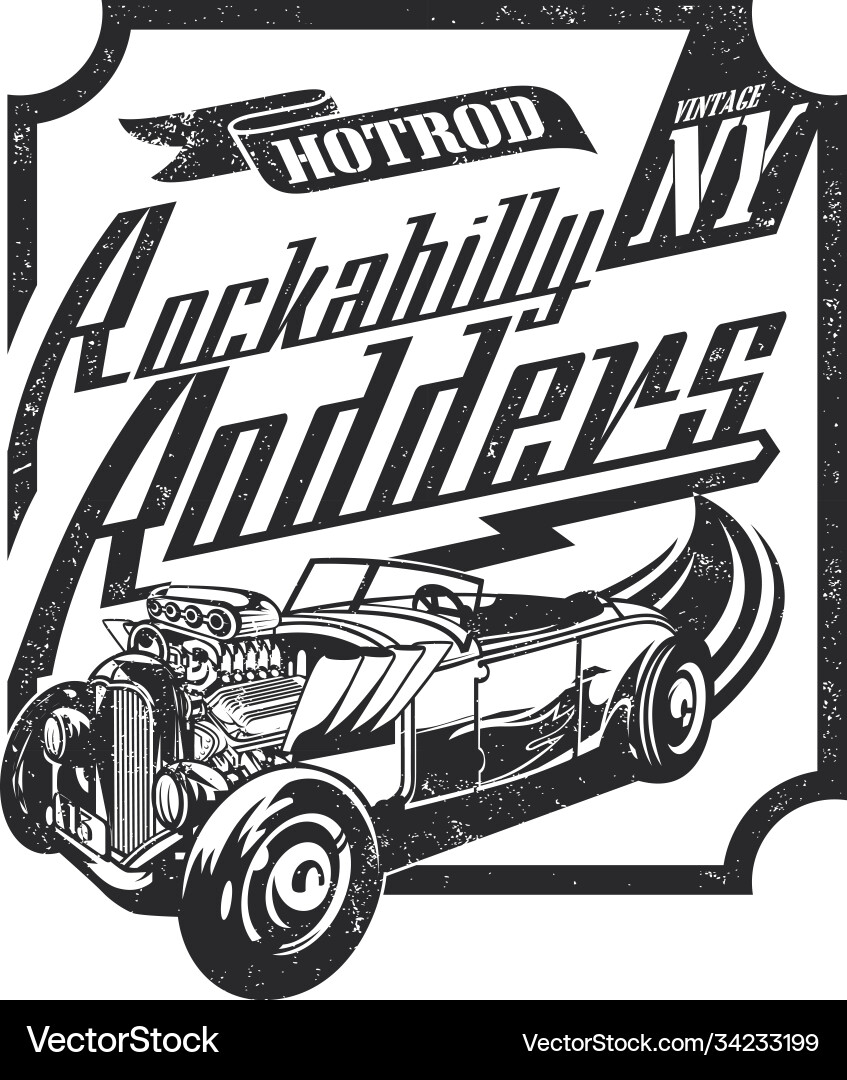Rodders Royalty Free Vector Image - VectorStock