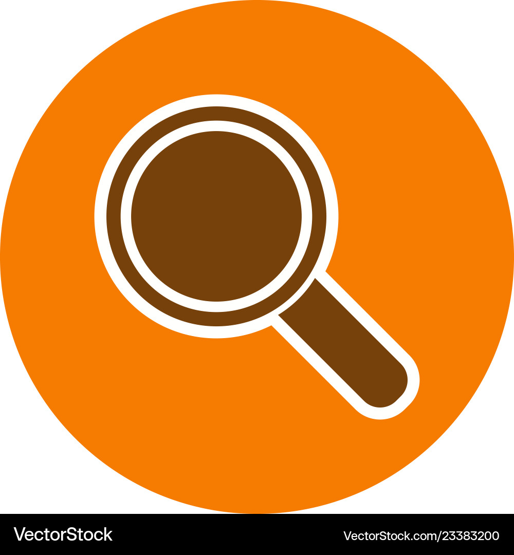 Find icon Royalty Free Vector Image - VectorStock