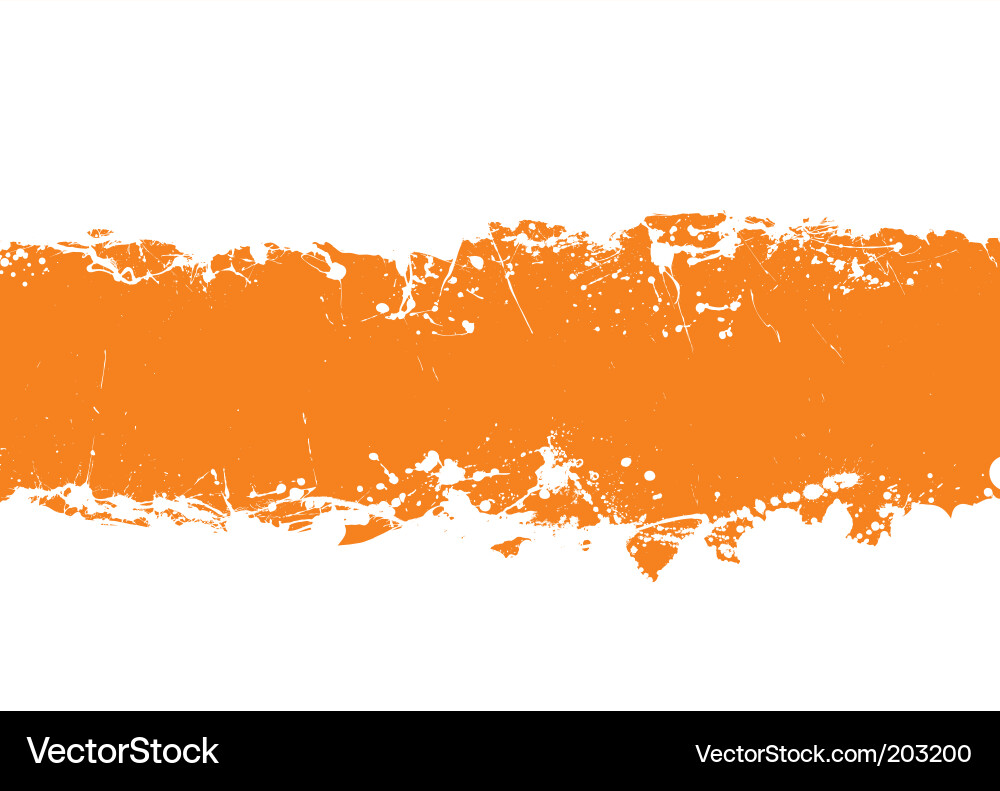 Grunge strip background orange Royalty Free Vector Image