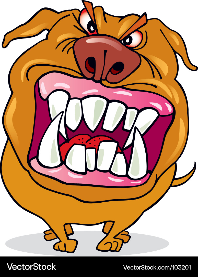 Bad dog Royalty Free Vector Image - VectorStock