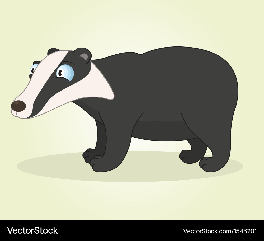 Badger Royalty Free Vector Image - VectorStock