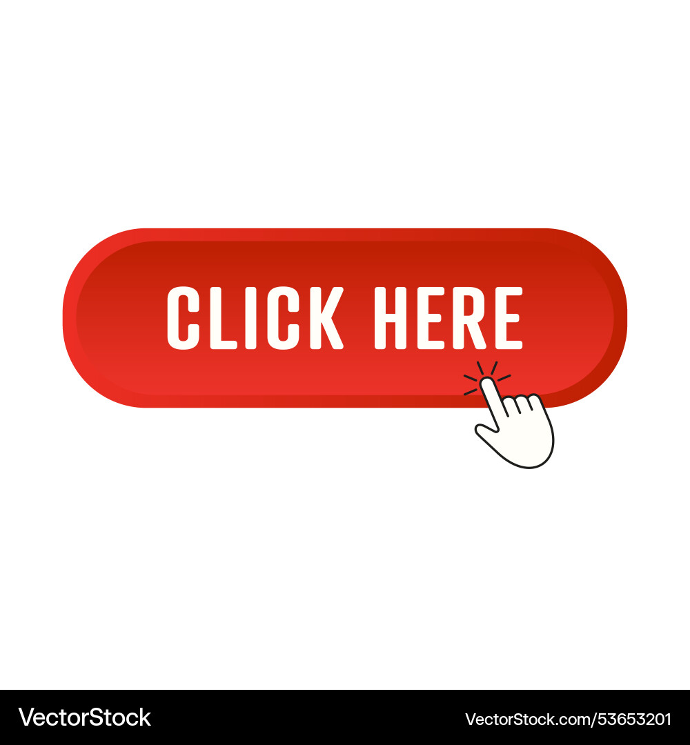 Click here horizontal web button Royalty Free Vector Image