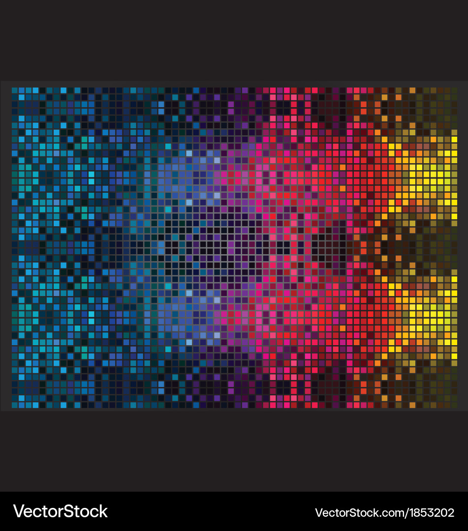 Psychedelic mosaic Royalty Free Vector Image - VectorStock