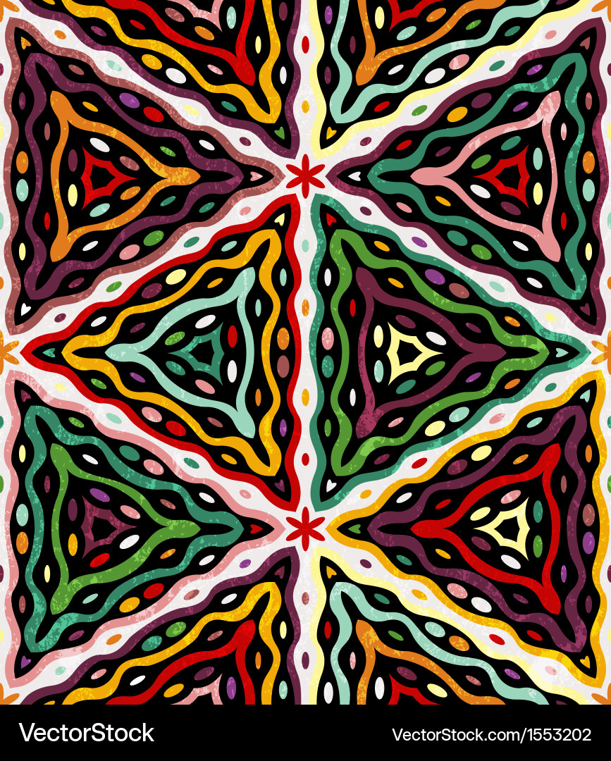 Seamless ethnic pattern Royalty Free Vector Image